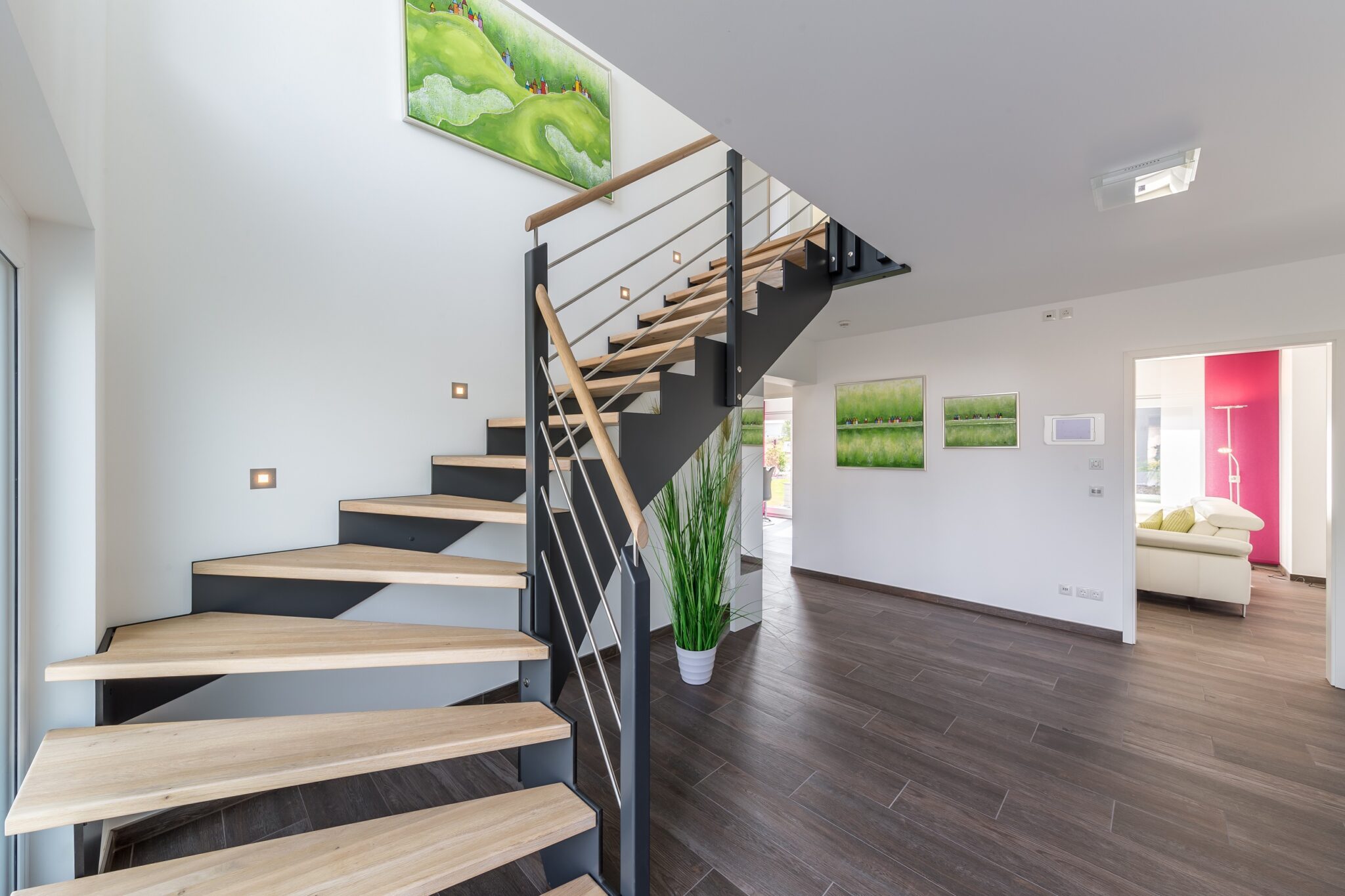 Offene Treppe - modern oder klassisch - Raum für das wahre Glück